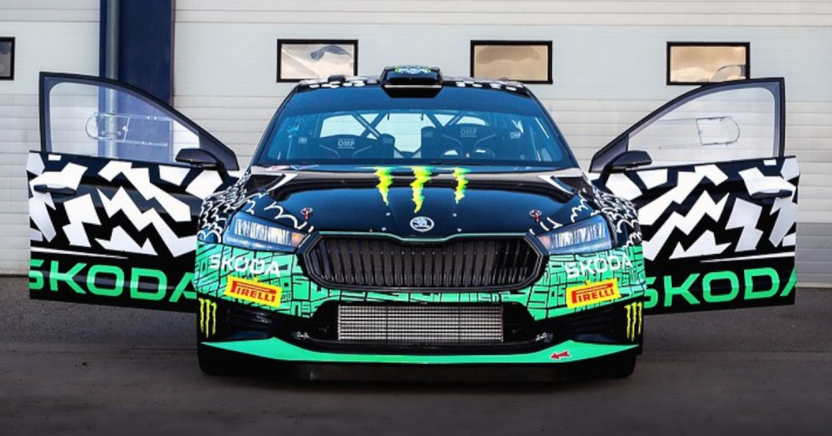 Les couleurs 2024 de Oliver Solberg pour le WRC-2
